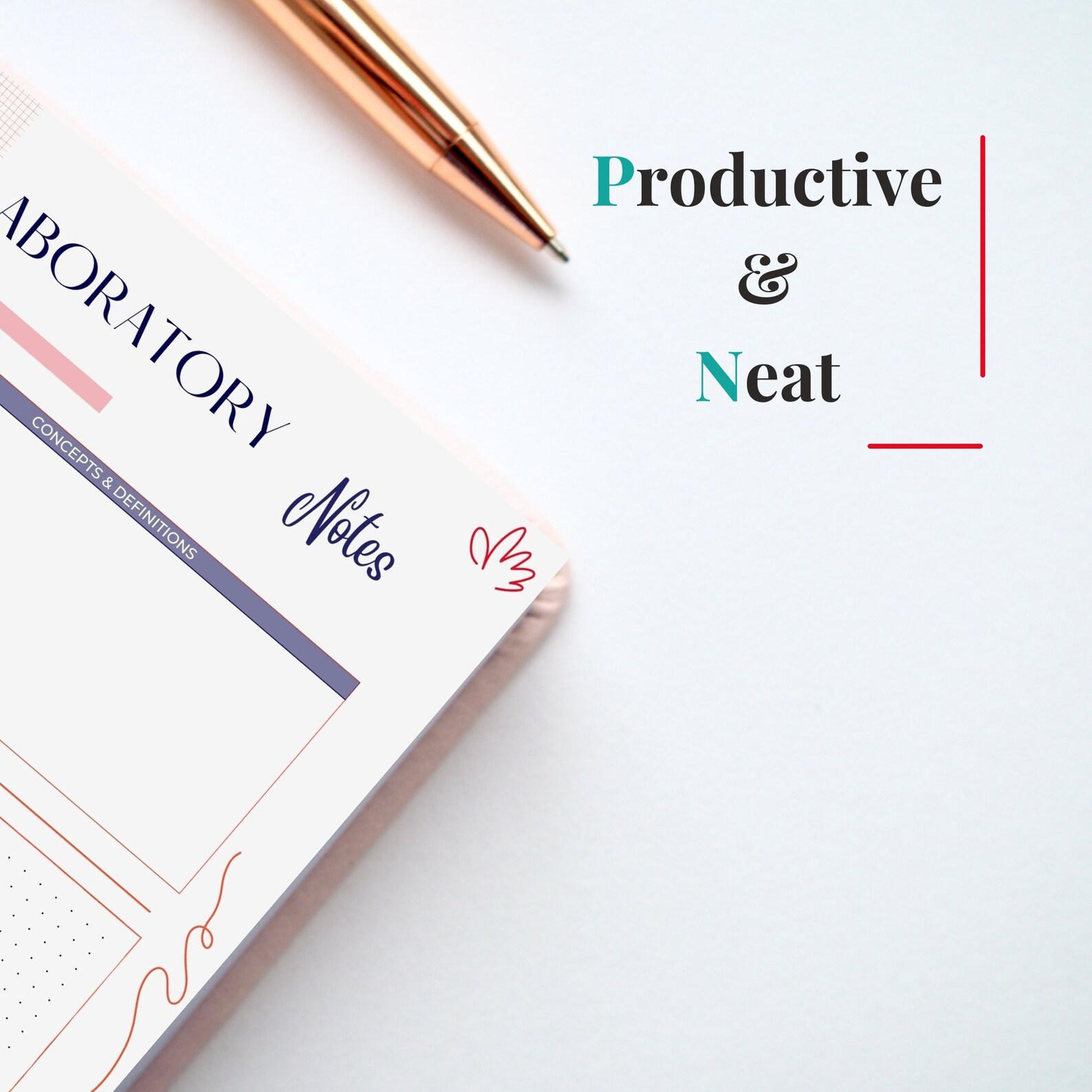 Laboratory Student PRINTABLE Planner Bundle, Instant Download, Digital ...