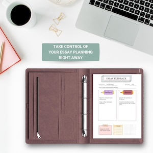 Essay Planner Printable Bundle Digital Academic Writing Organiser ...