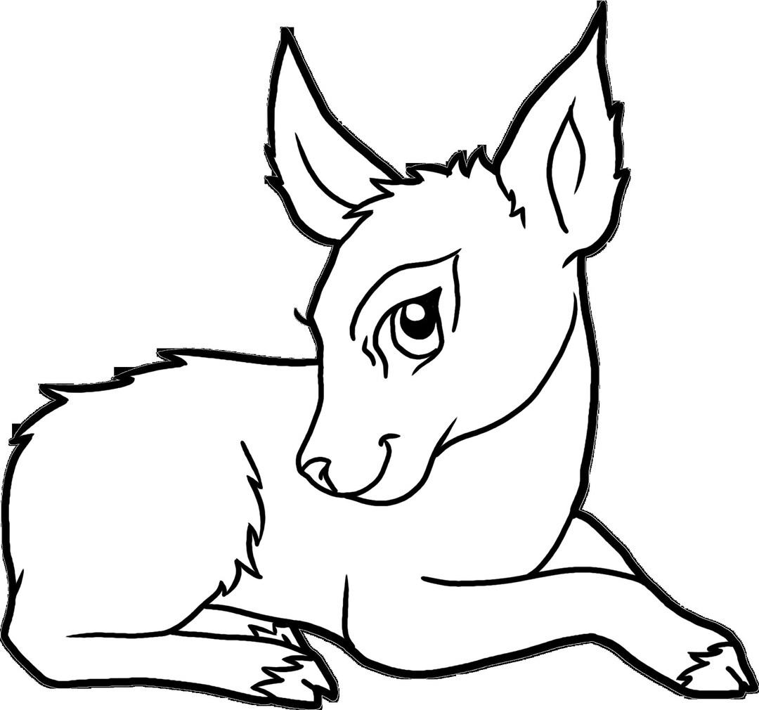 African Antelope Baby Color and Draw Set - Etsy