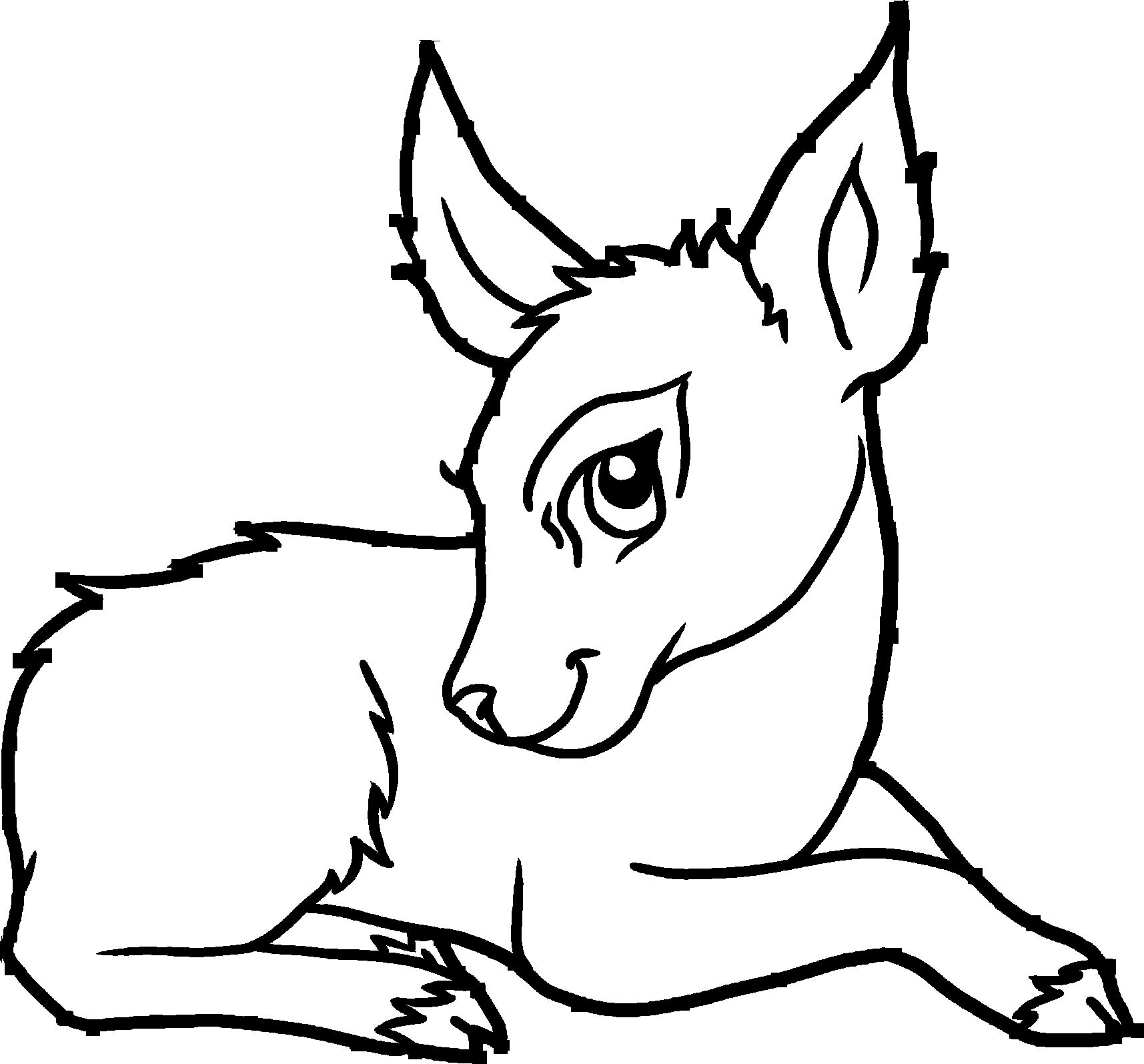 African Antelope Baby Color and Draw Set - Etsy