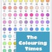 Macaron Colors Brutfuner 72 Pencil Set Swatch Template With Names and ...
