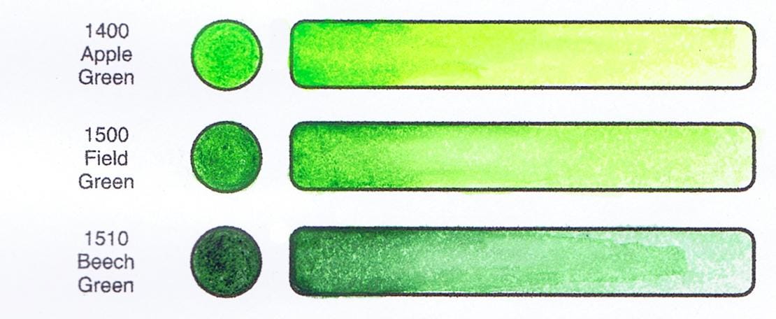 Inktense 36 Derwent Swatch Chart Template Printable PDF Double Page Wet ...