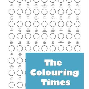 KALOUR 72 Swatch Printable PDF Prismatic Chart Pencil Color Palette ...