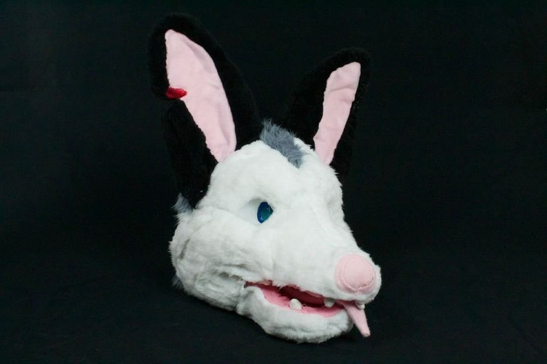 Opossum Premade Furry Head - Etsy