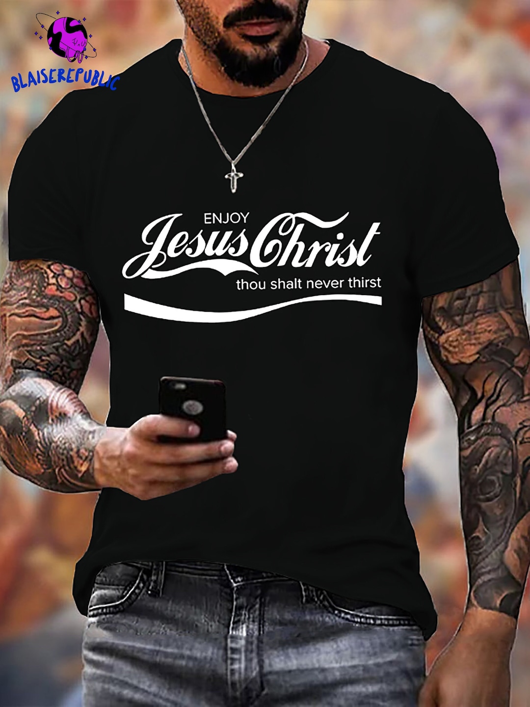 Enjoy Jesus Christ Tee, Jesus Christ Shirt, Christian Shirt, Jesus ...