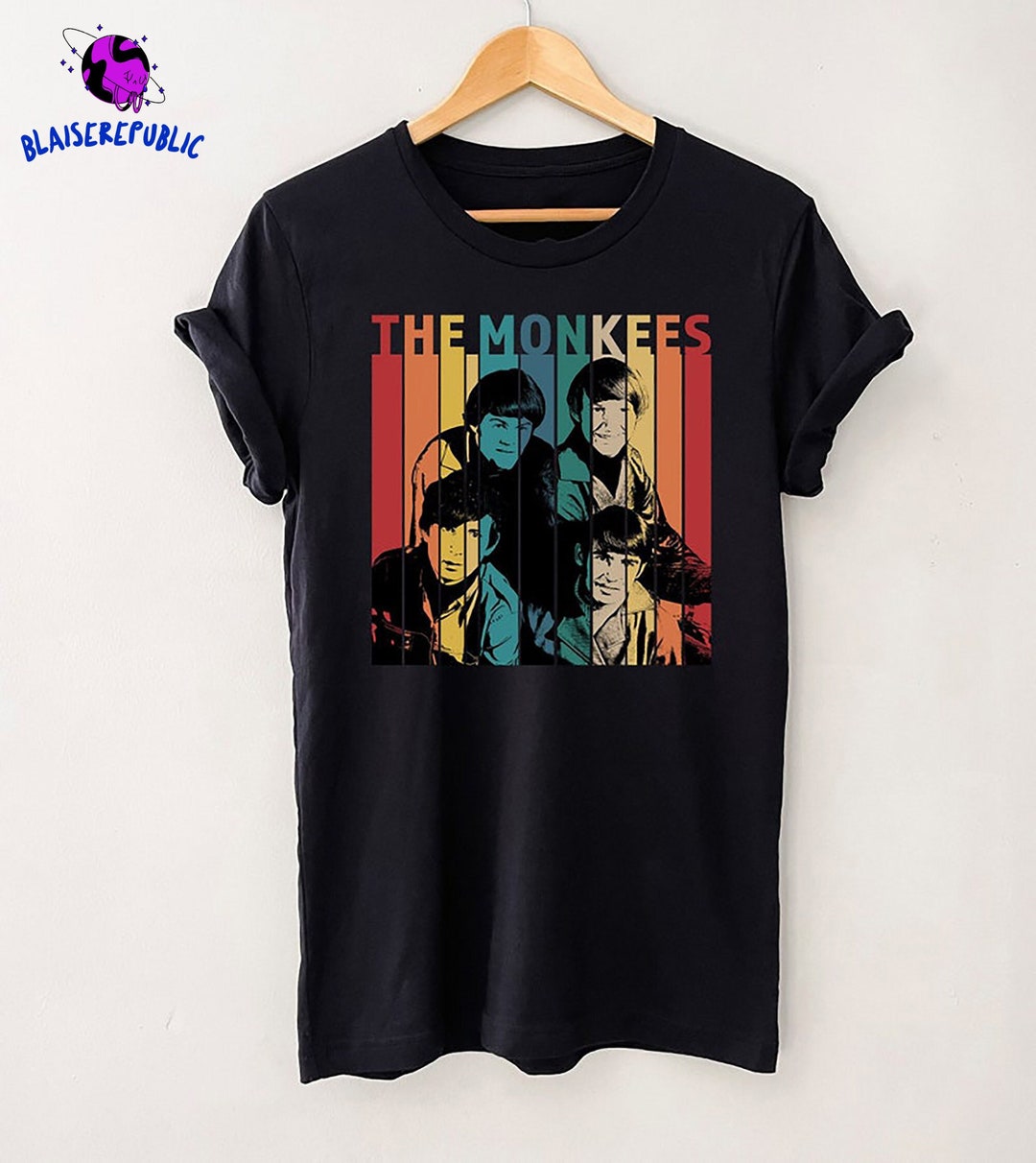 The Monkees Retro Vintage T-shirt, the Monkees Tshirt, the Monkees Fan ...