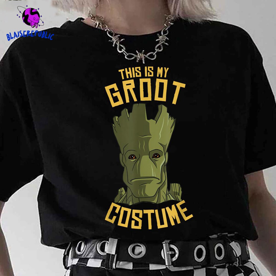 Tree Costume Halloween Unisex T-shirt, Groot Shirt, I'm Groot Tee, Guardians Shirt, Groot Retro ...