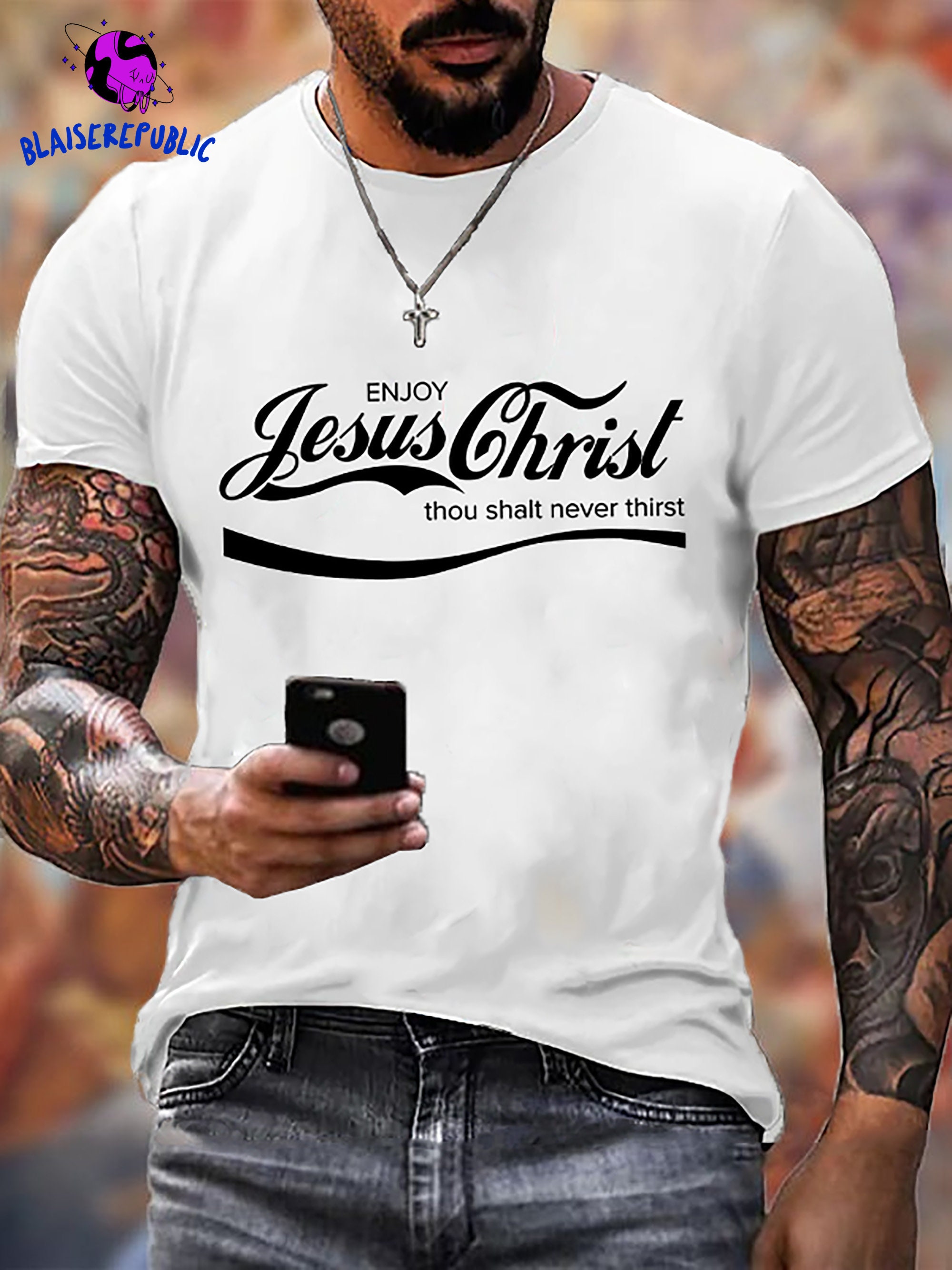 Enjoy Jesus Christ Tee, Jesus Christ Shirt, Christian Shirt, Jesus ...