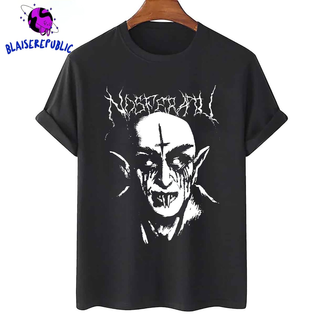 Metal Nosferatu Retro Vampire Movie Unisex T-shirt, Vintage Vampire ...