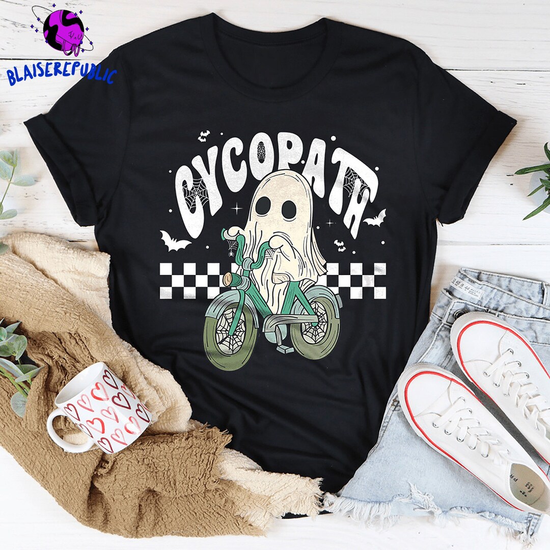 Cycopath T-shirt, Boo Cycopath Shirt, Biking Shirt, Cycling Shirt ...