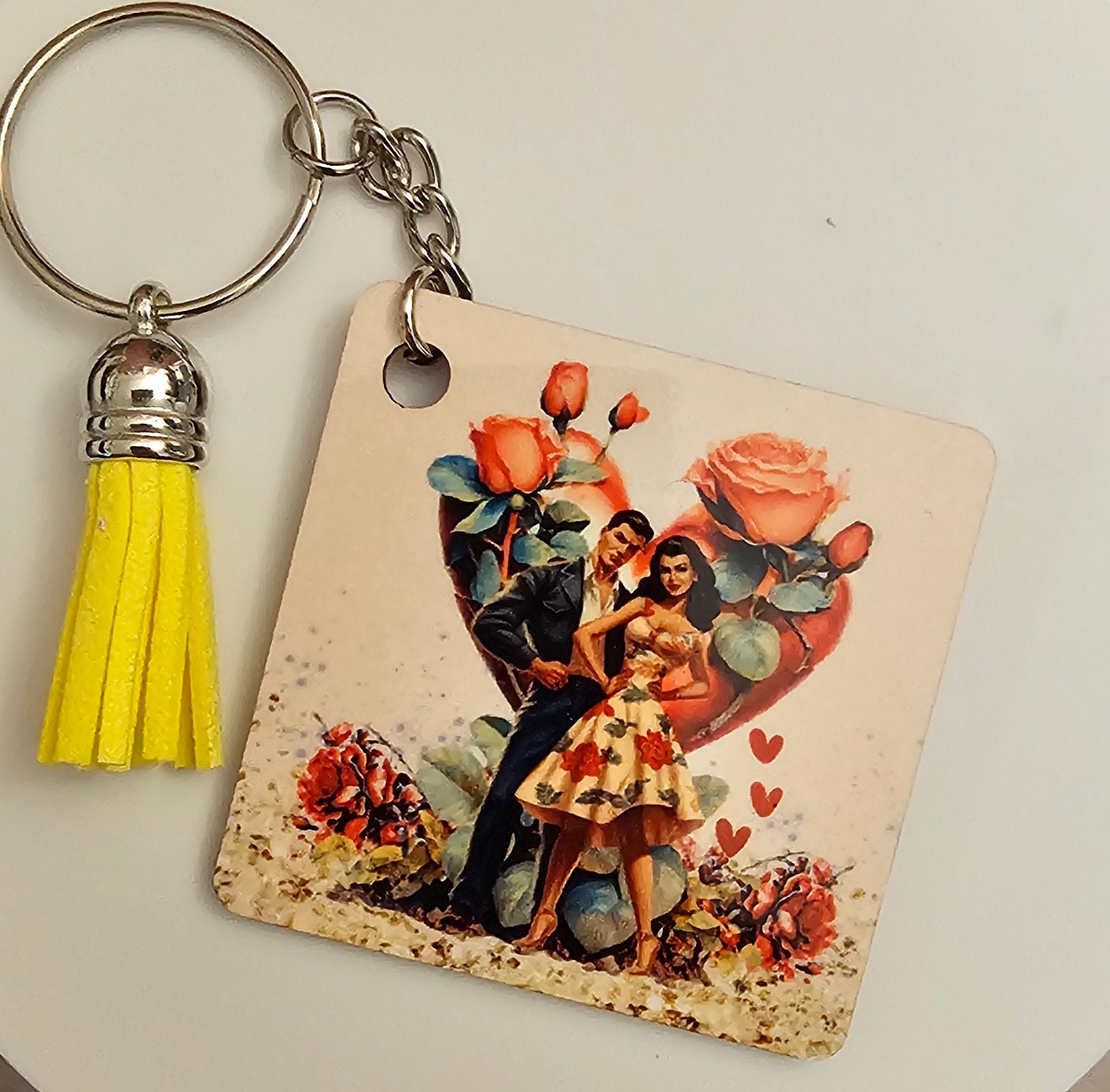 20 Oz Vintage Couple Clip Art Tumbler Pink/gold Background - Etsy