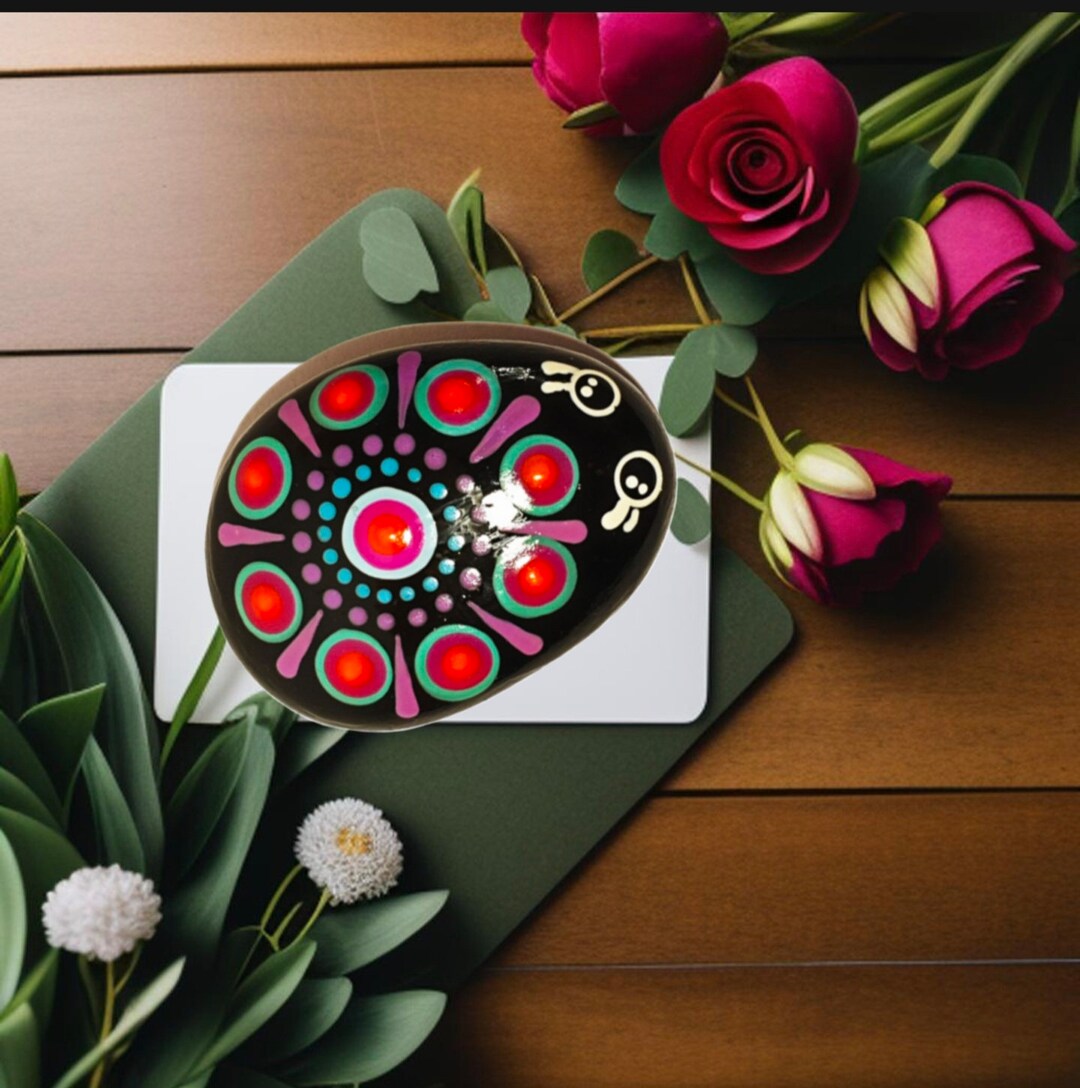 Handmade Mandala Ladybug, as a Hand Flatterer, Accessories, Lucky Charm ...
