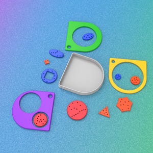 Spirograph Deluxe Ruler Set, STL Files for 3D Printing, Drawing and ...