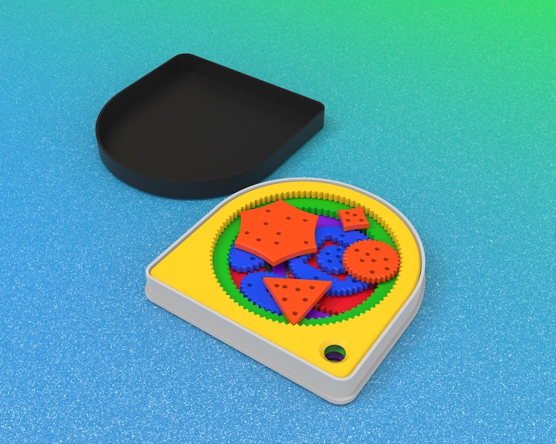 Spirograph Deluxe Ruler Set, STL Files for 3D Printing, Drawing and ...
