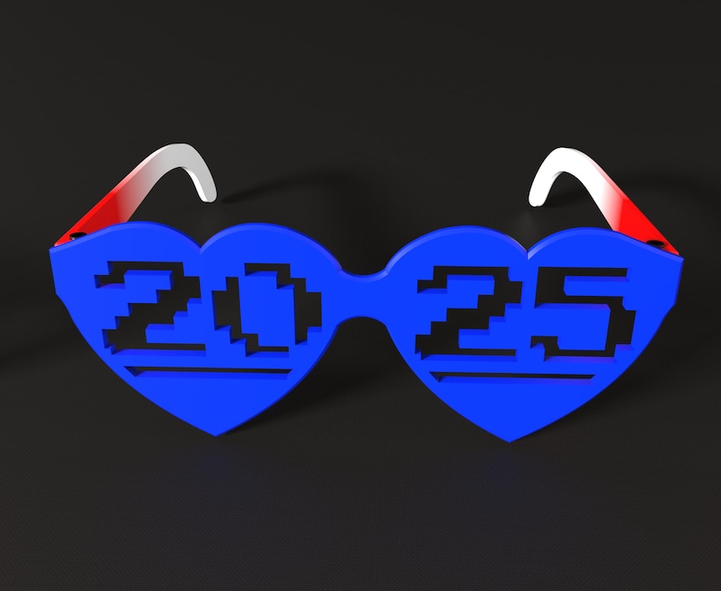 10 Lens 2025 New Year STL Files, 3D Print File DIY Make It Yourself ...