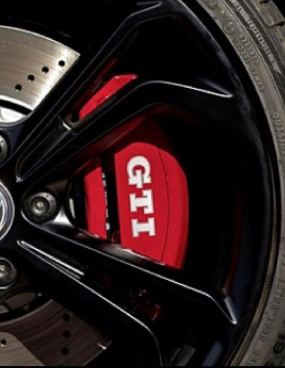 Car Sticker Brake Caliper Sticker gti ORIGINAL - Etsy