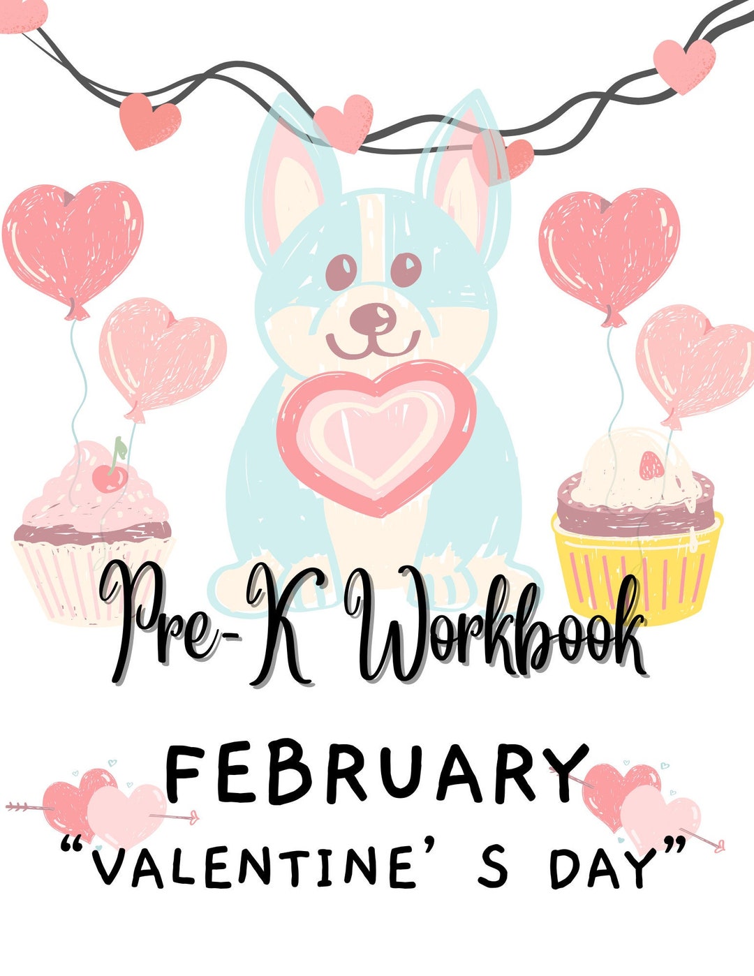 February Pre-k Workbook - Etsy