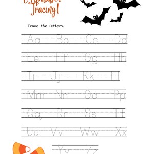 October Prek Workbook - Halloween - Etsy