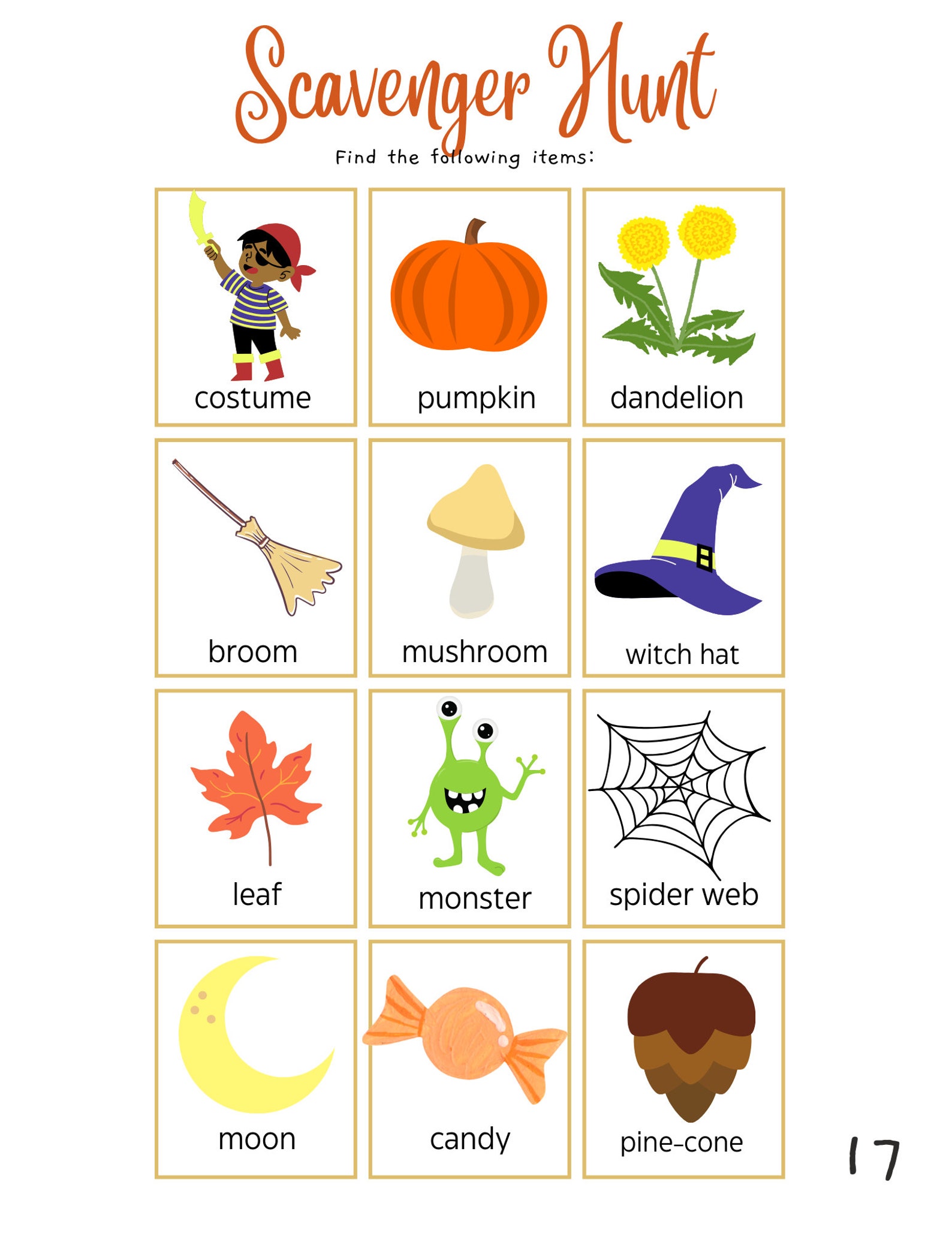 October Prek Workbook - Halloween - Etsy