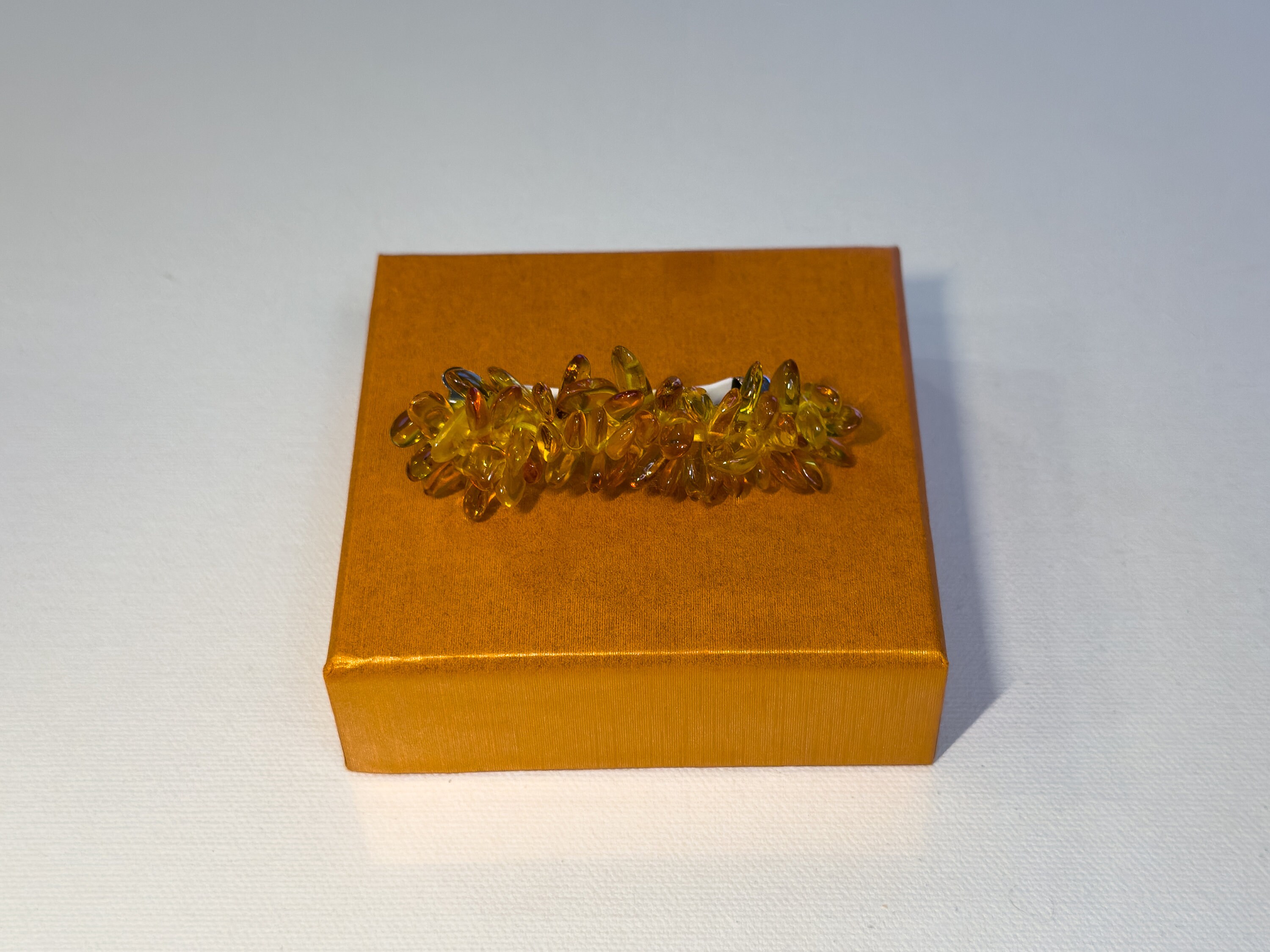 Small Amber Hair Clip, Amber Breads Hair Pin, Handmade Baltic Amber ...