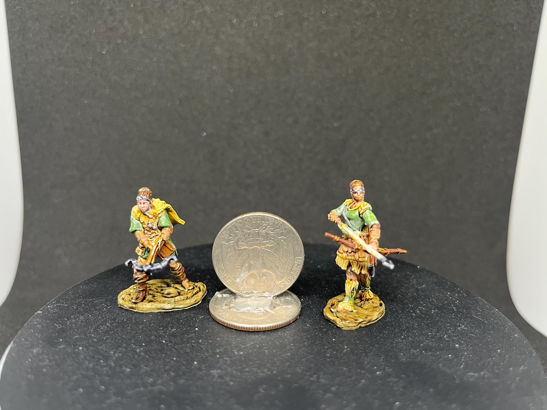 Female Human Ranger D&D Miniatures - Etsy