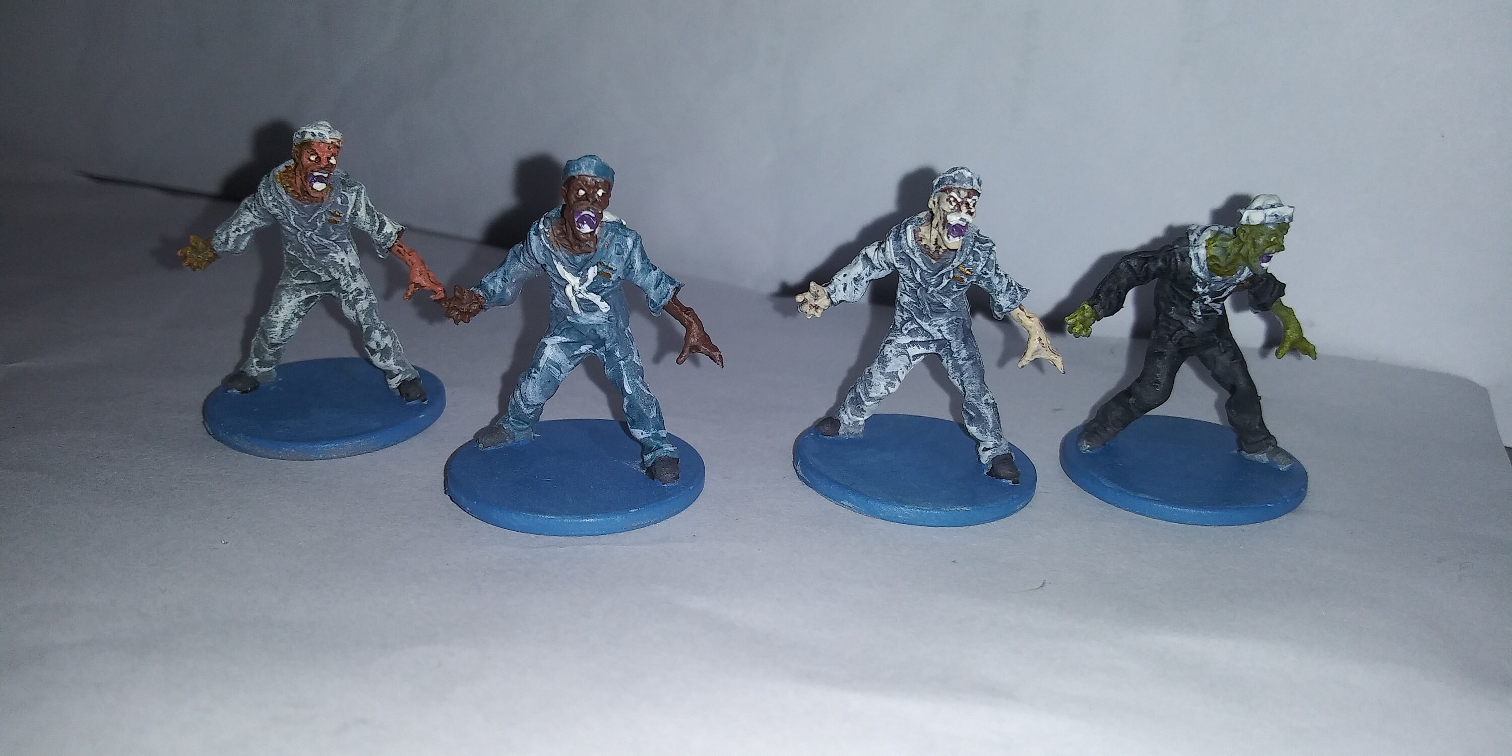 Hand Painted Box of Zombies Set 10 VIP 2 Very Infected People From ...