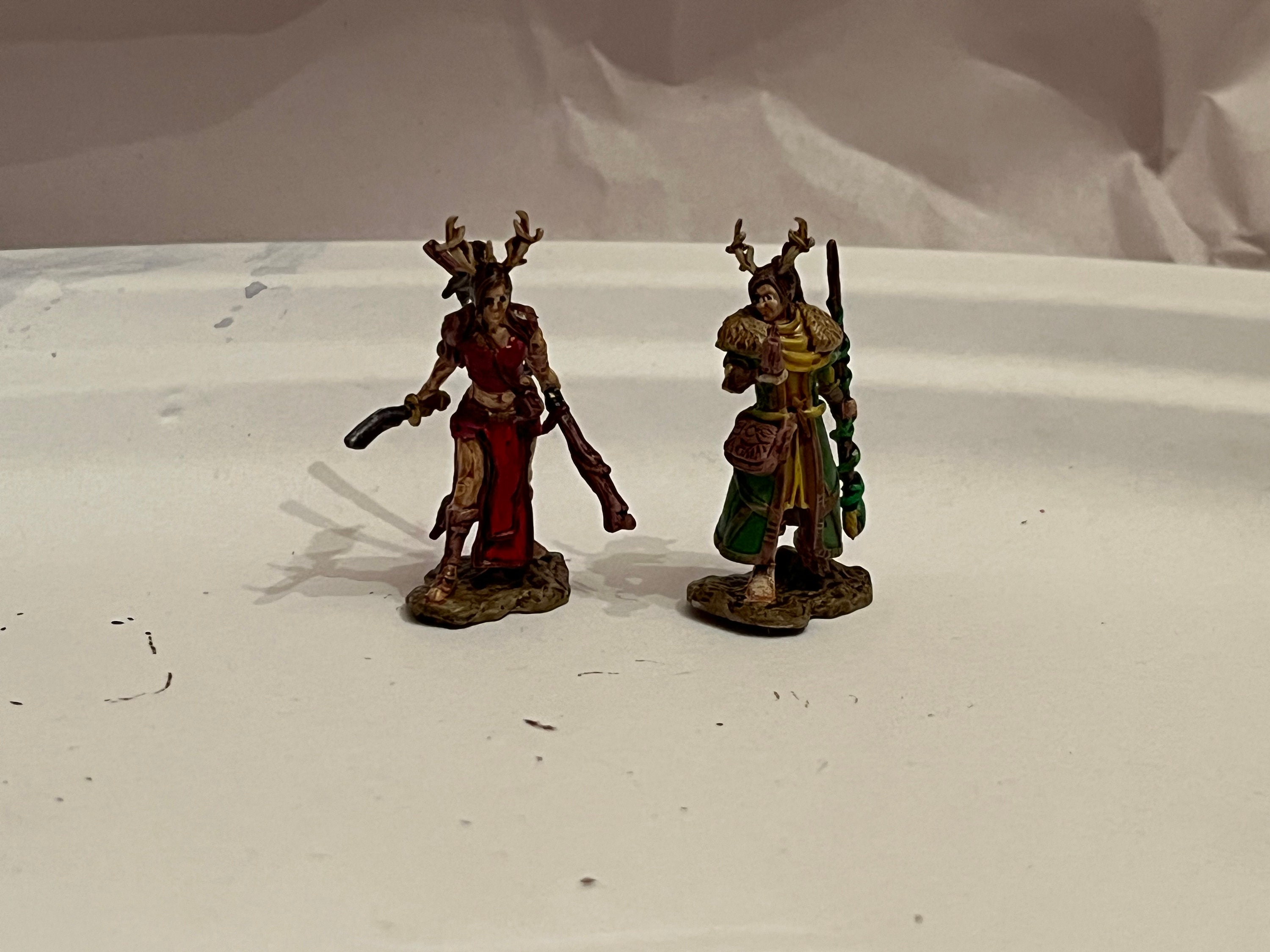 Female Human Druid D&D Miniatures - Etsy