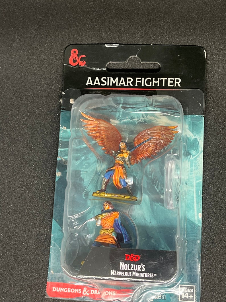 Female Aasimar Fighter D&D Miniatures - Etsy