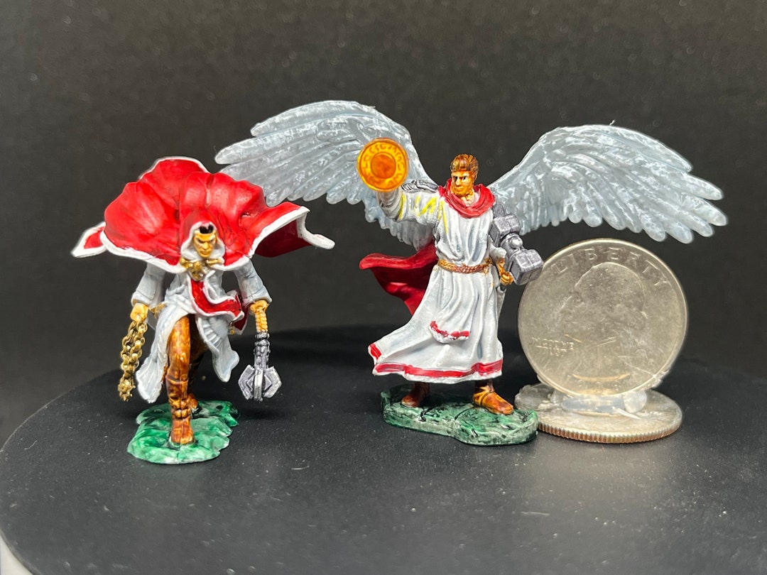 Male Aasimar Cleric D&D Miniatures - Etsy