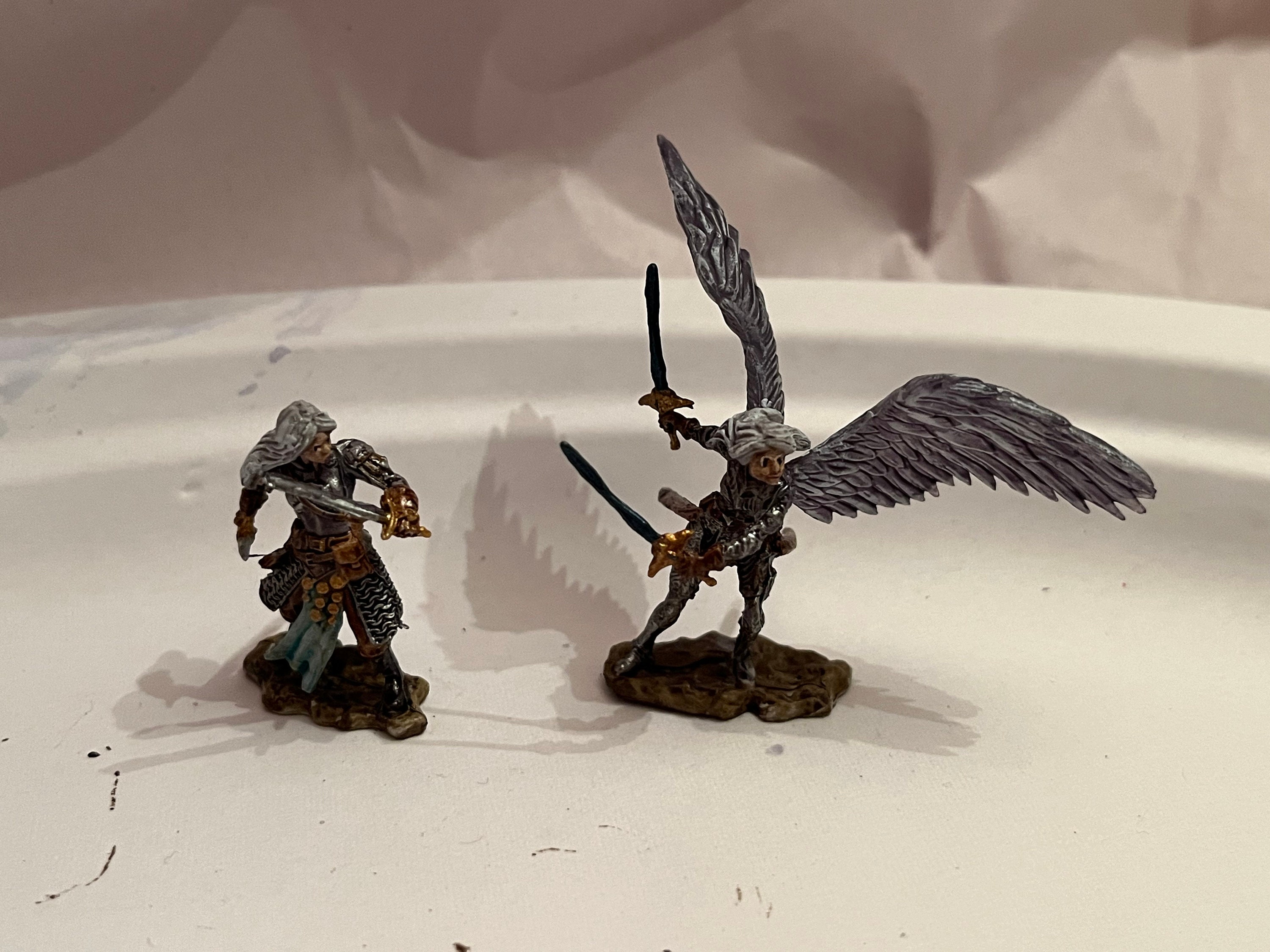 Female Aasimar Paladin D&D Miniatures - Etsy
