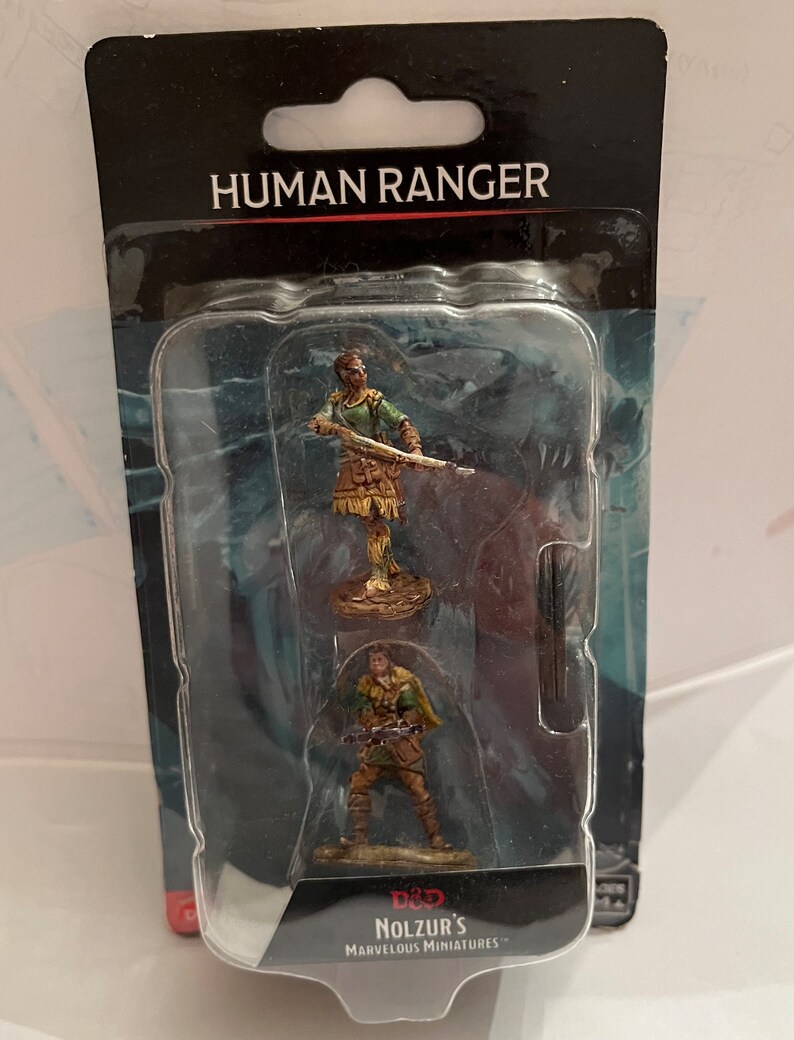 Female Human Ranger D&D Miniatures - Etsy