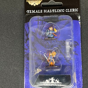 Female Halfling Cleric D&D Miniatures - Etsy