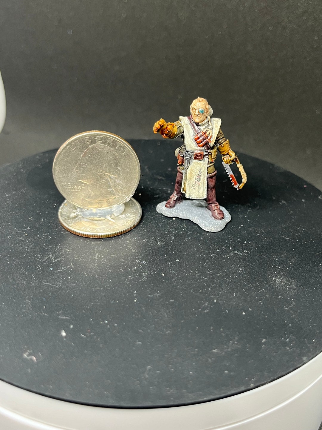 Hand Painted Mad Scientist - the Stitcher Miniature - Etsy