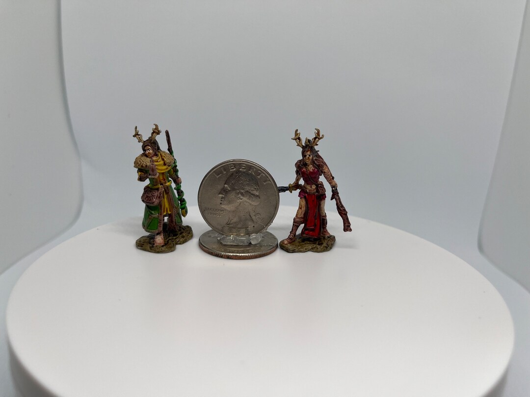 Female Human Druid D&D Miniatures - Etsy