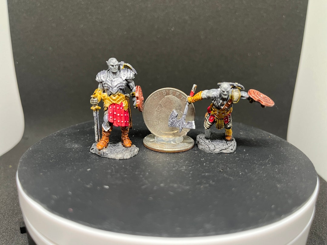 Male Earth Genasi (elemental) Fighter D&D Miniatures - Etsy