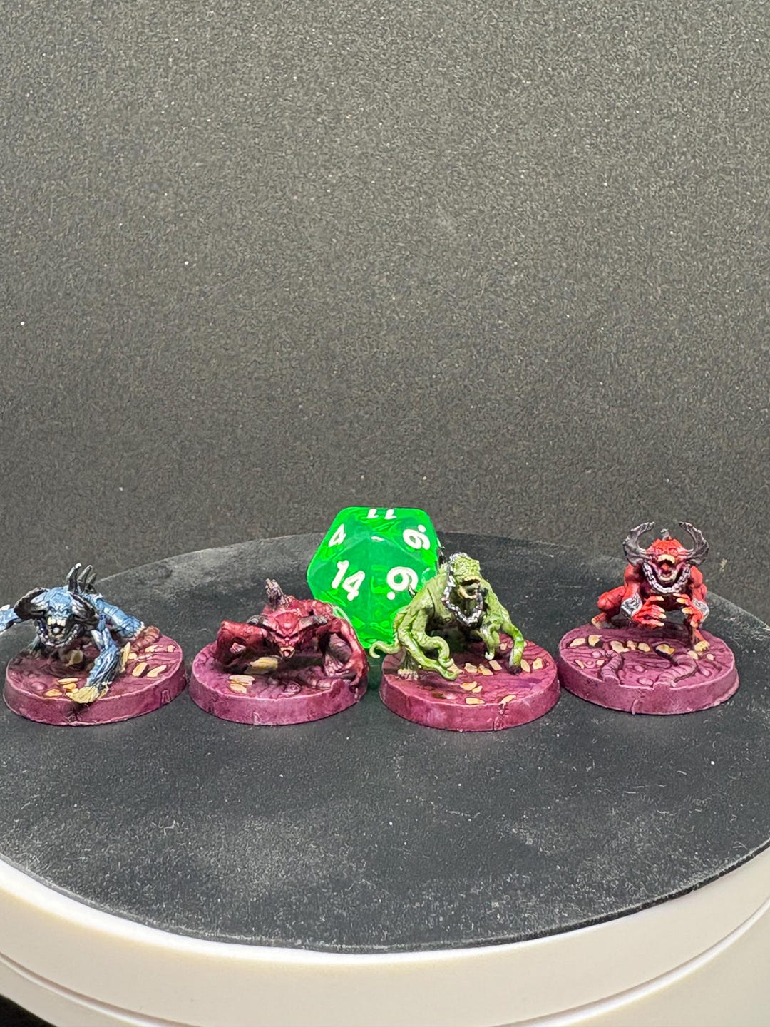 Handpainted Demon D&D Miniatures From Dungeons and Lasers V: Desulair ...
