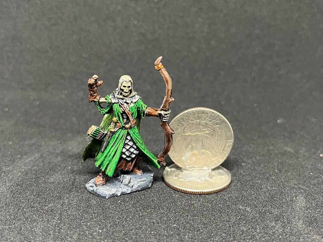 Undead Elf Archer D&D Miniature - Etsy