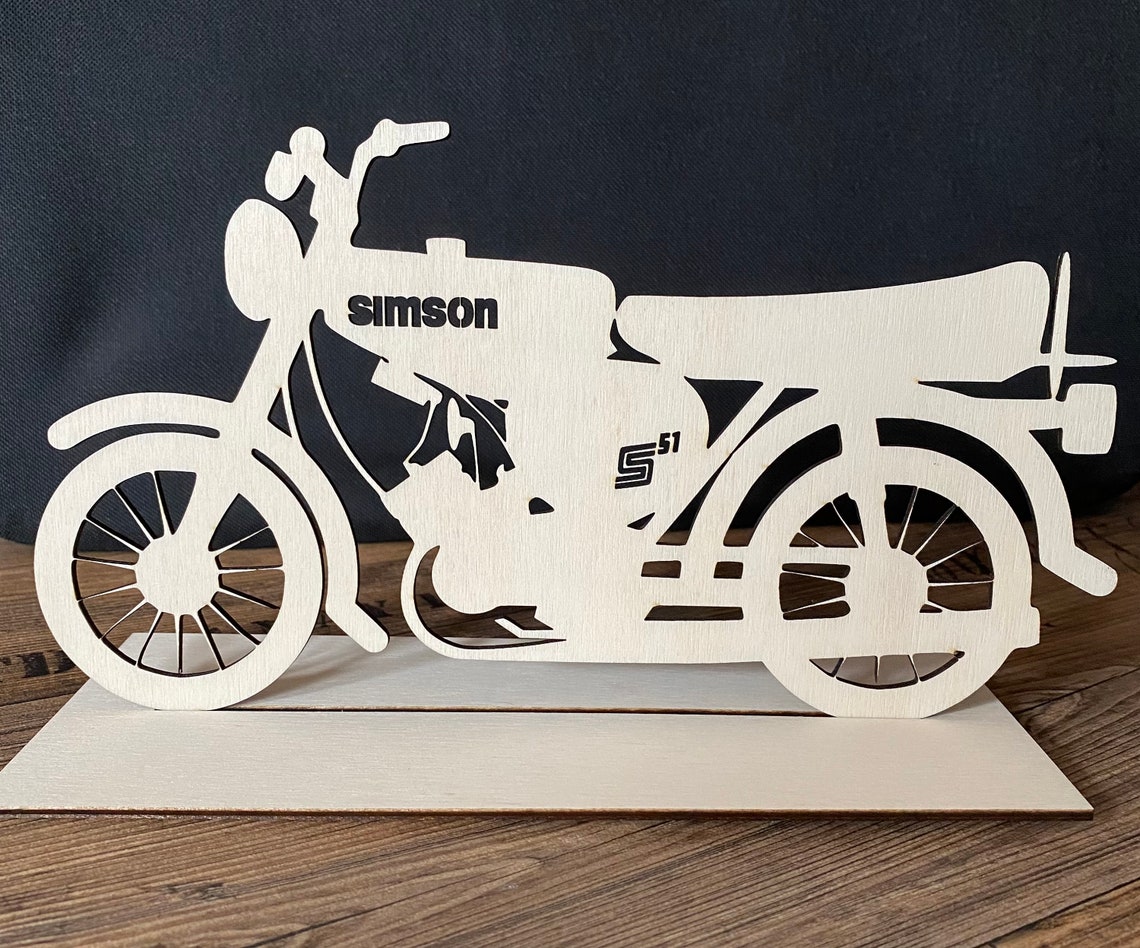 Simson S51 Classic DDR Laser File SVG DXF - Etsy