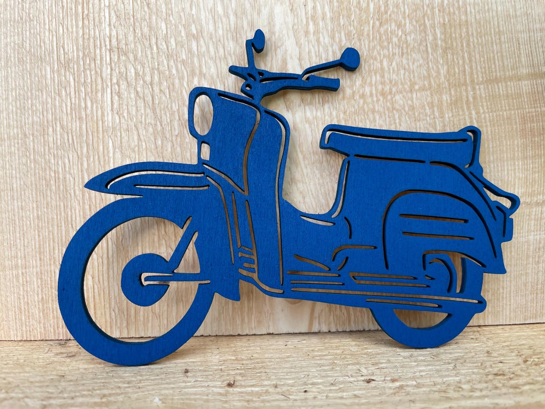 Simson Schwalbe KR51 DDR – Svg Datei für Lasercutter – DXF für Retro ...