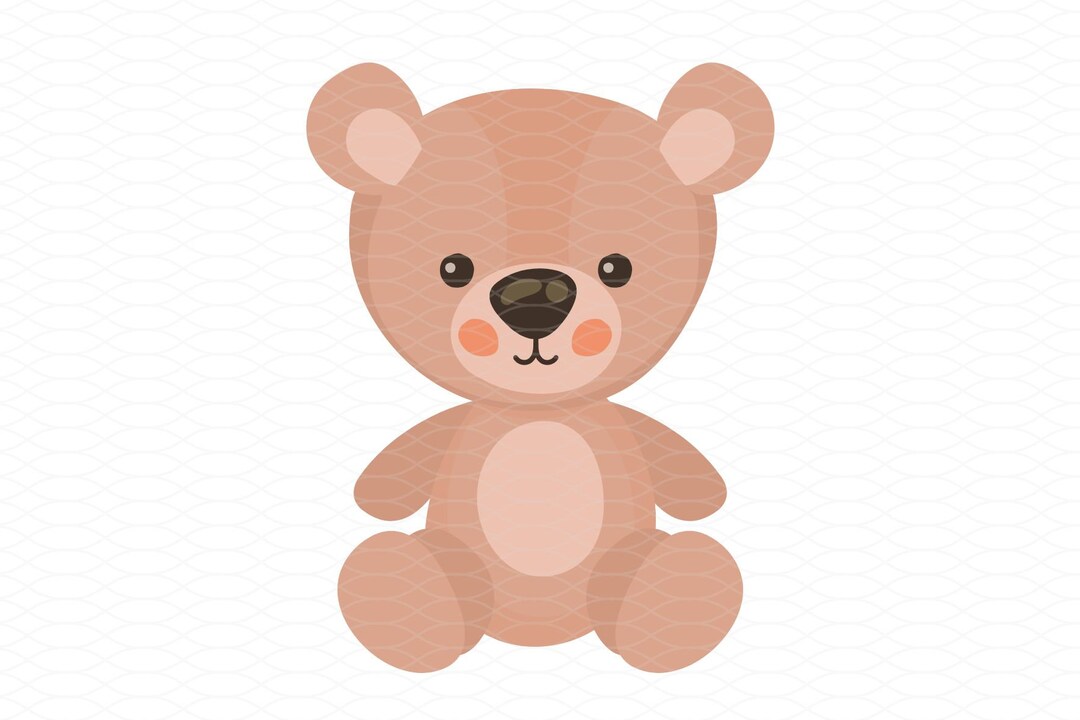 Teddy Bear SVG - Etsy