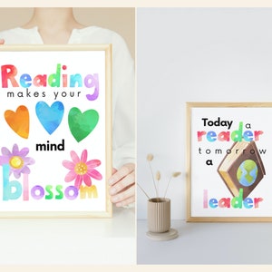 Inspirational Classroom Reading Posters | Download Printable - Etsy