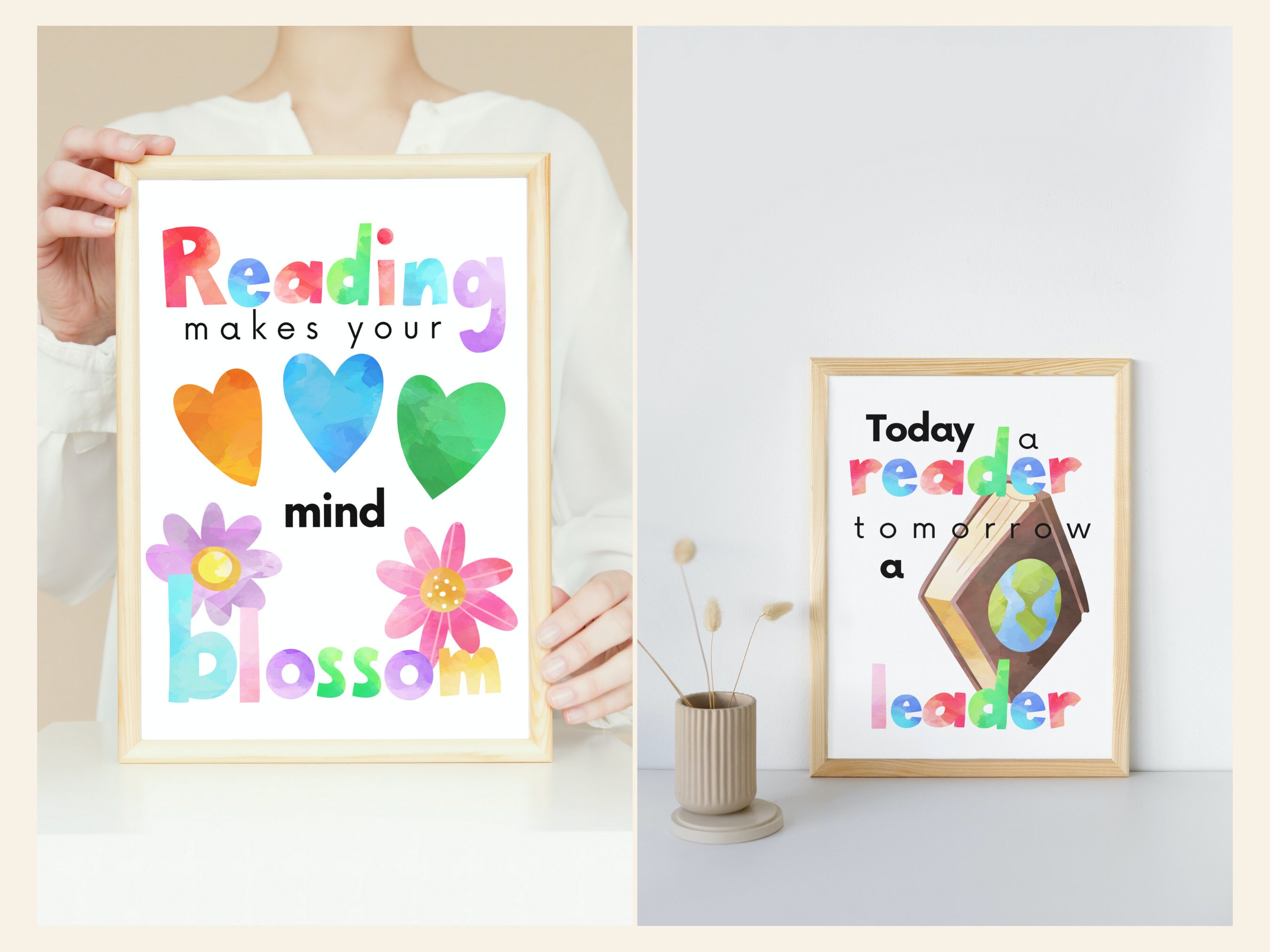 Inspirational Classroom Reading Posters Download Printable - Etsy