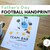 Father's Day Soccer Football Handprint Craft Printable Kids Paint Art ...