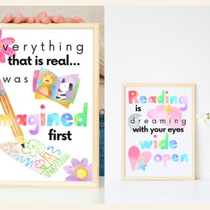 Inspirational Classroom Reading Posters Download Printable - Etsy