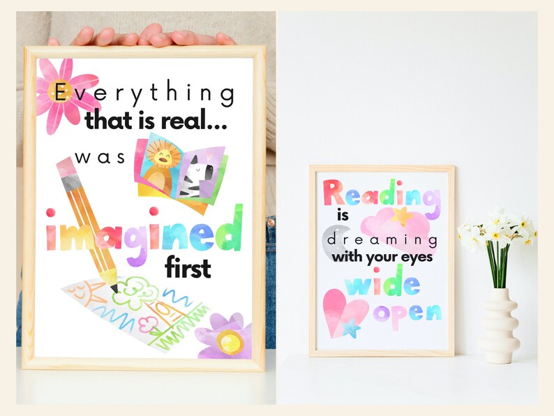 Inspirational Classroom Reading Posters | Download Printable - Etsy