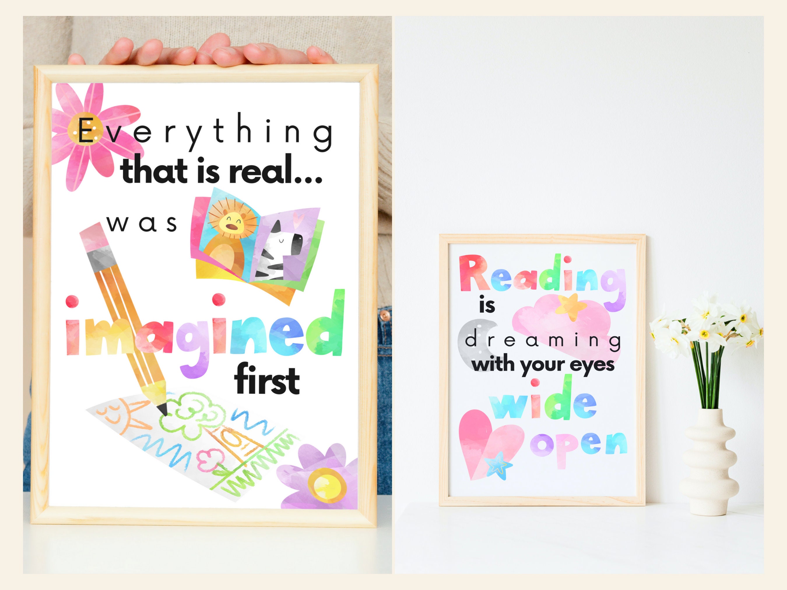 Inspirational Classroom Reading Posters Download Printable - Etsy