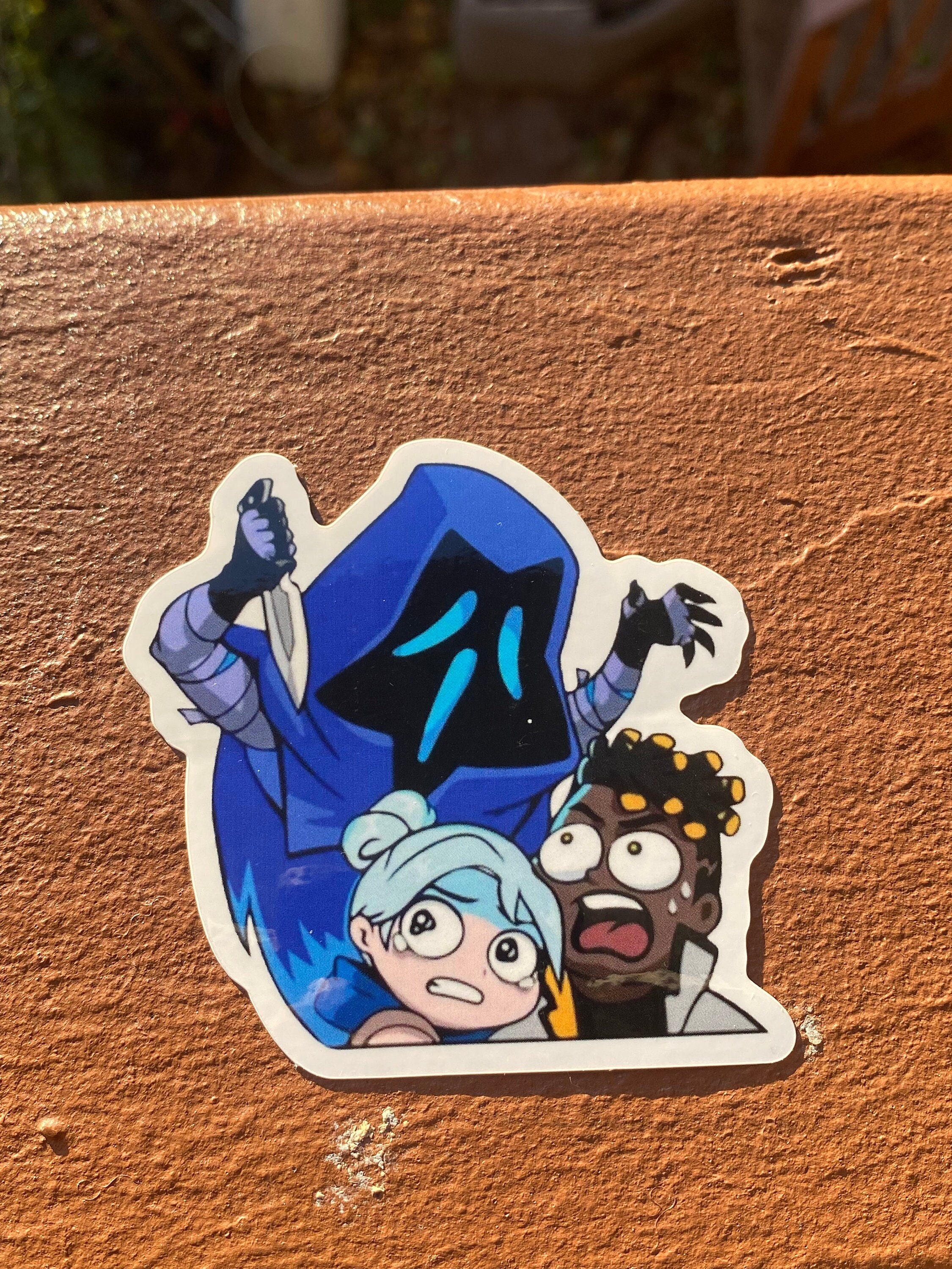 Valorant Spray Behind You Omen Glossy Waterproof Sticker - Etsy