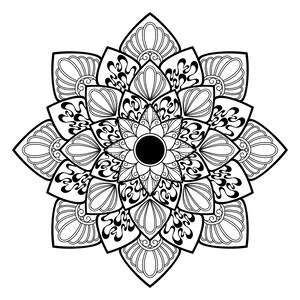 Mandala Package 5 Coloring Pages - Etsy
