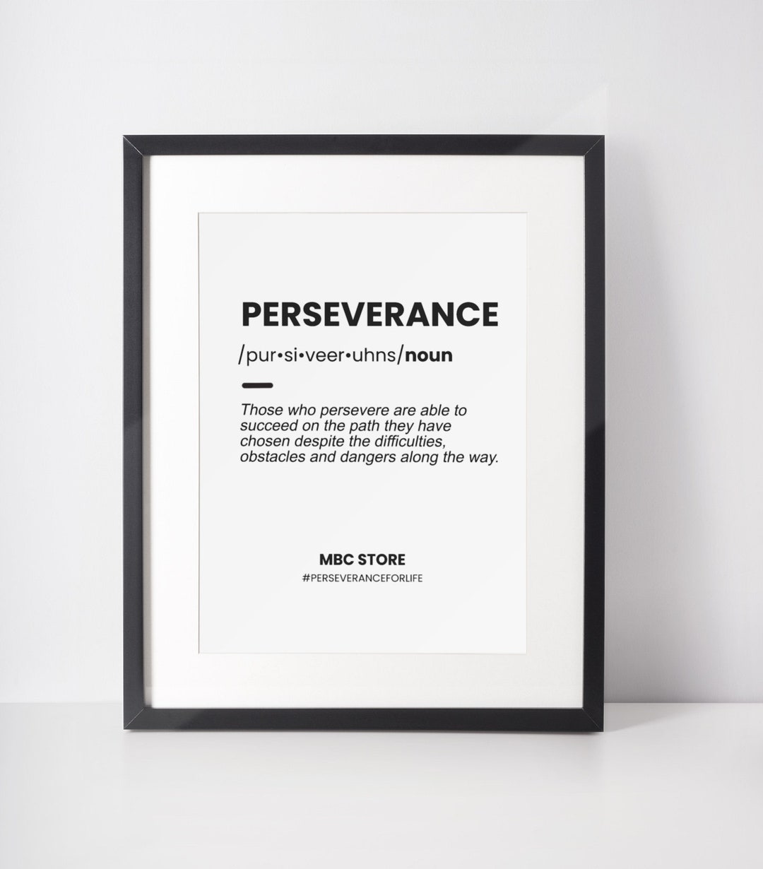 Perseverance Quote A3 Poster, Inspirational Gift for Athletes - Etsy