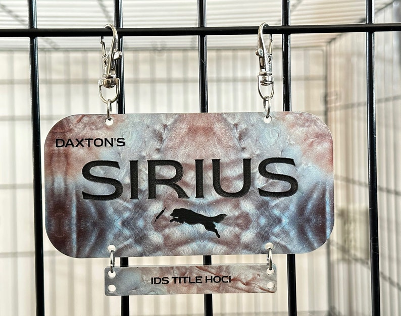 Custom Crate Tag Dock Diving Crate Tag Barnhunt Crate Tag - Etsy